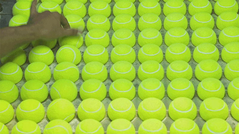 The making of the U.S. Open tennis balls at Wilson - ESPN