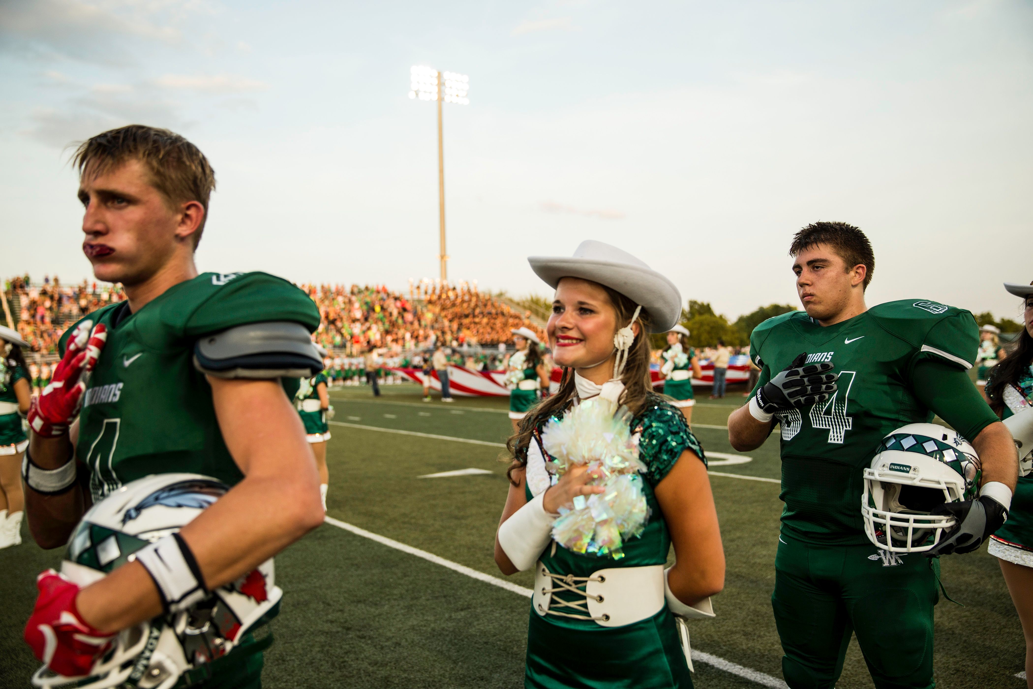 Star-Spangled Banner - Photos: Jon Kitna, Head Football Coach at ...