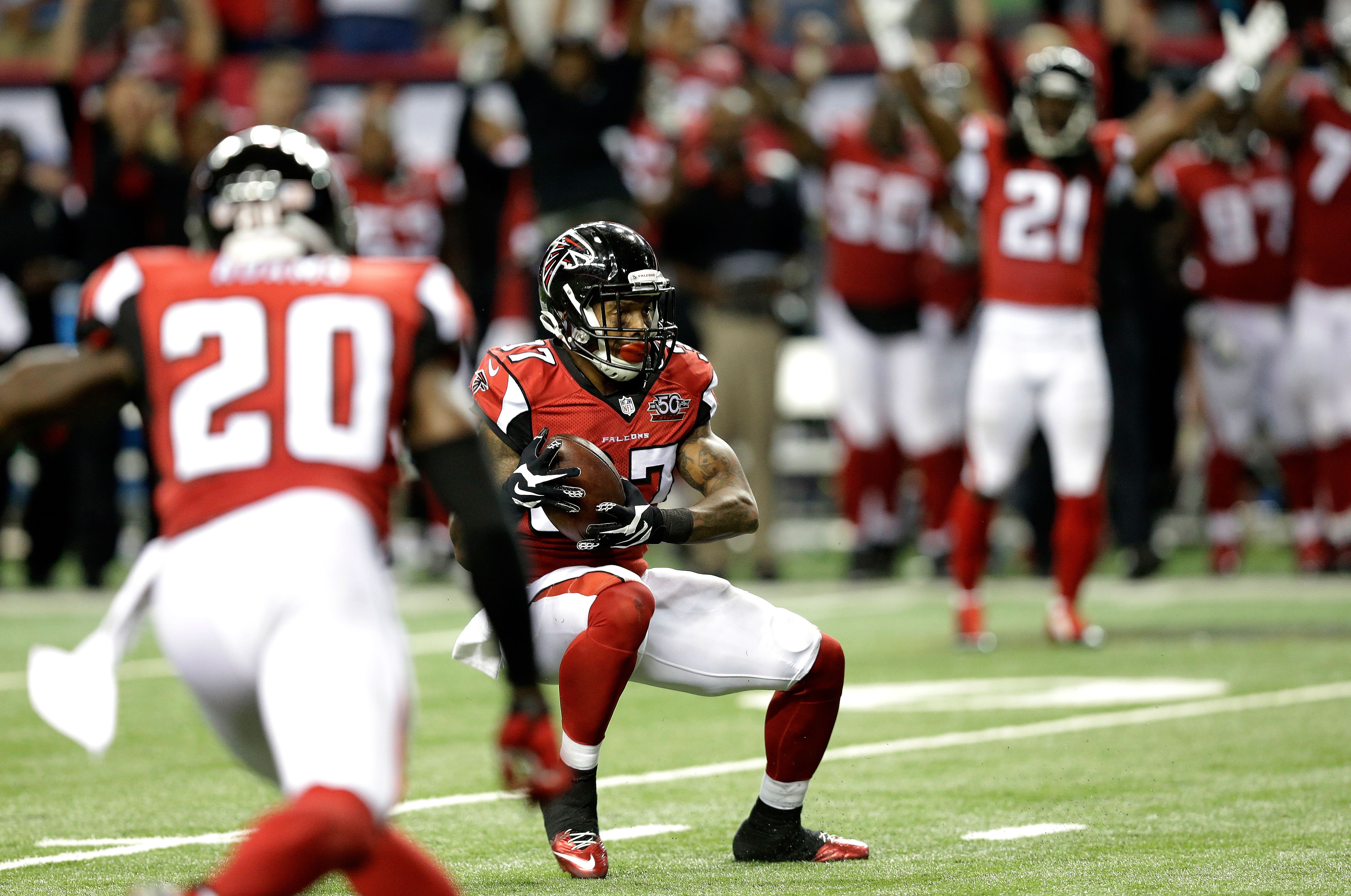 Ricardo Allen interception - Photos: Eagles vs. Falcons - ESPN
