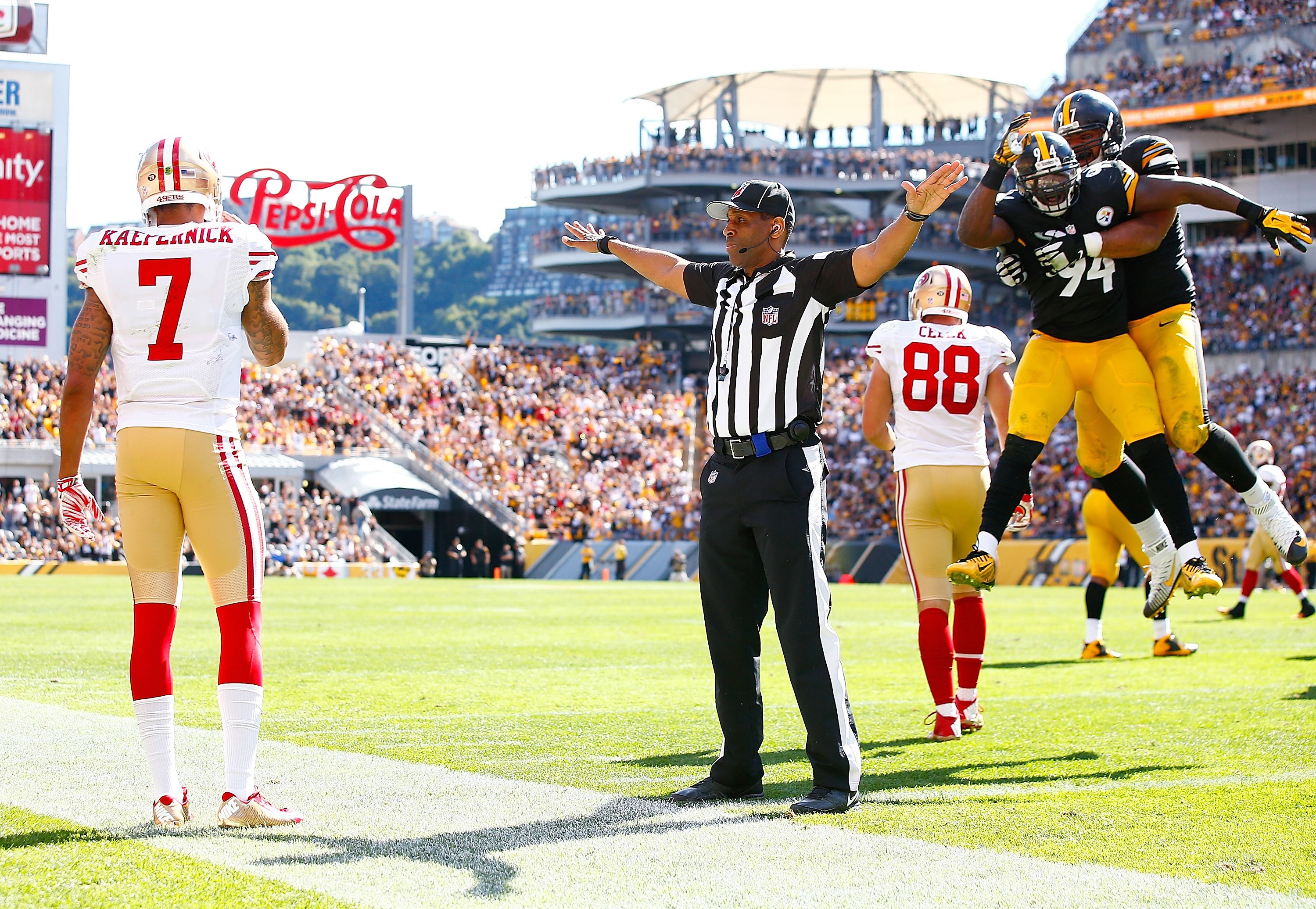 Cameron Heyward and Lawrence Timmons - Photos: 49ers vs. Steelers - ESPN