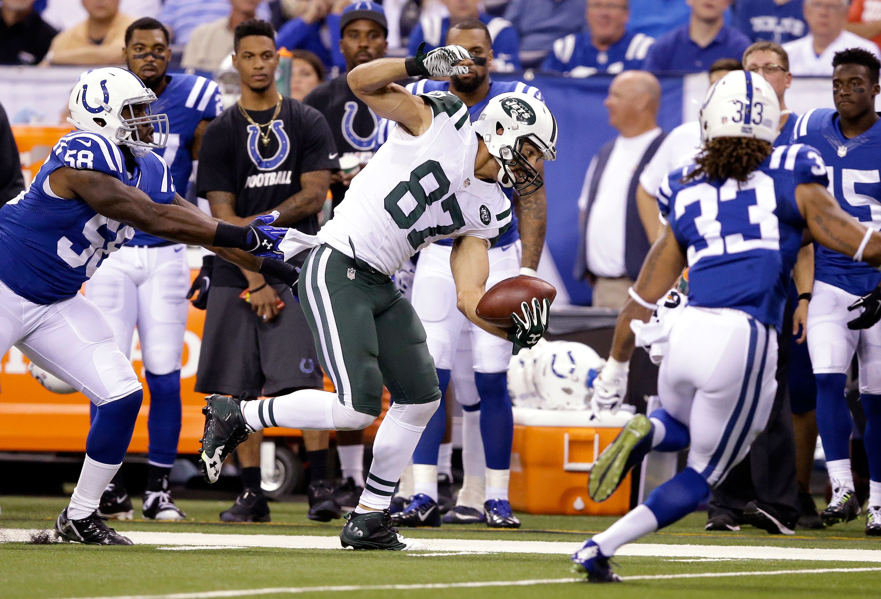 Eric Decker - Photos: Jets vs. Colts - ESPN