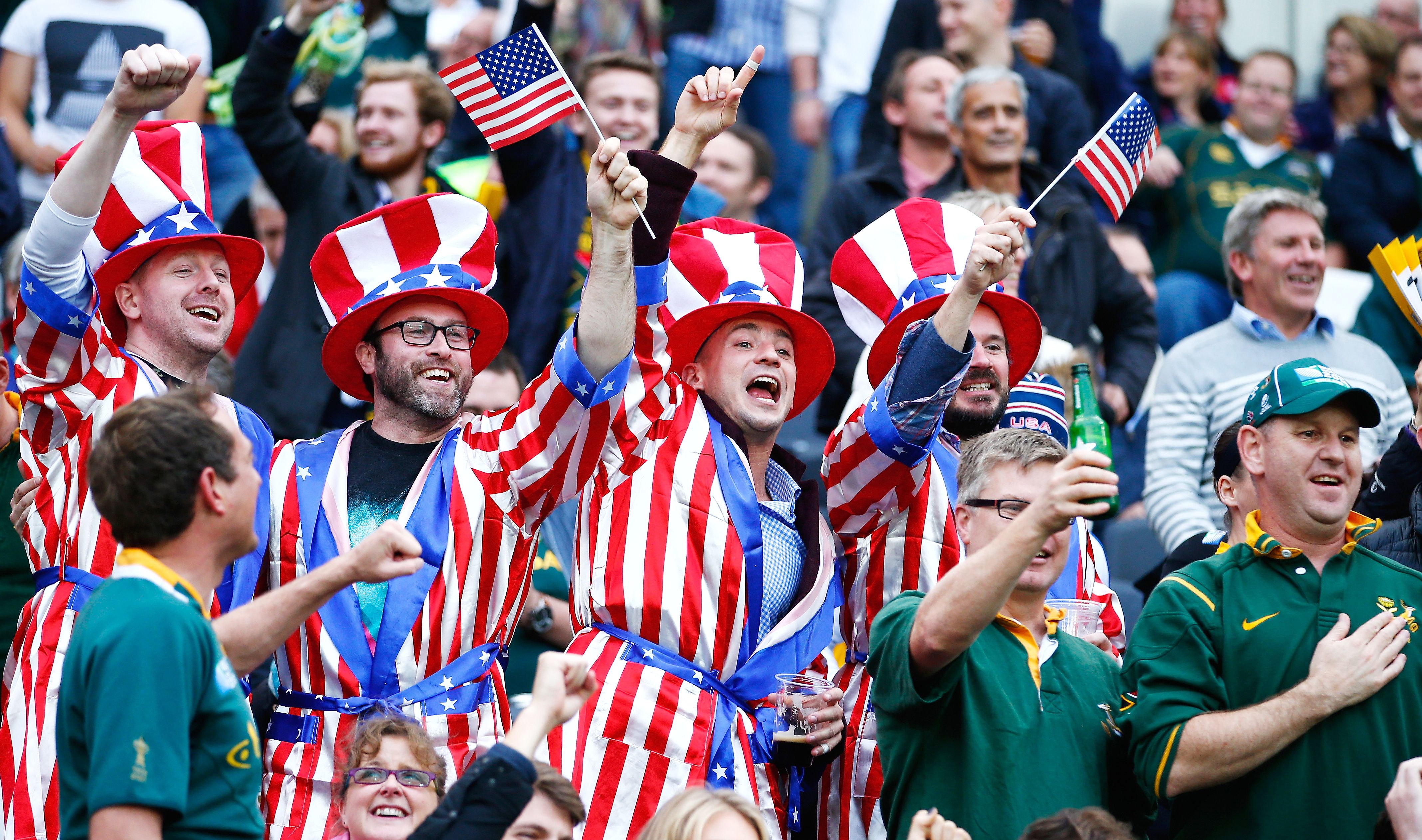 USA fans - Photos: USA vs. South Africa Rugby - ESPN