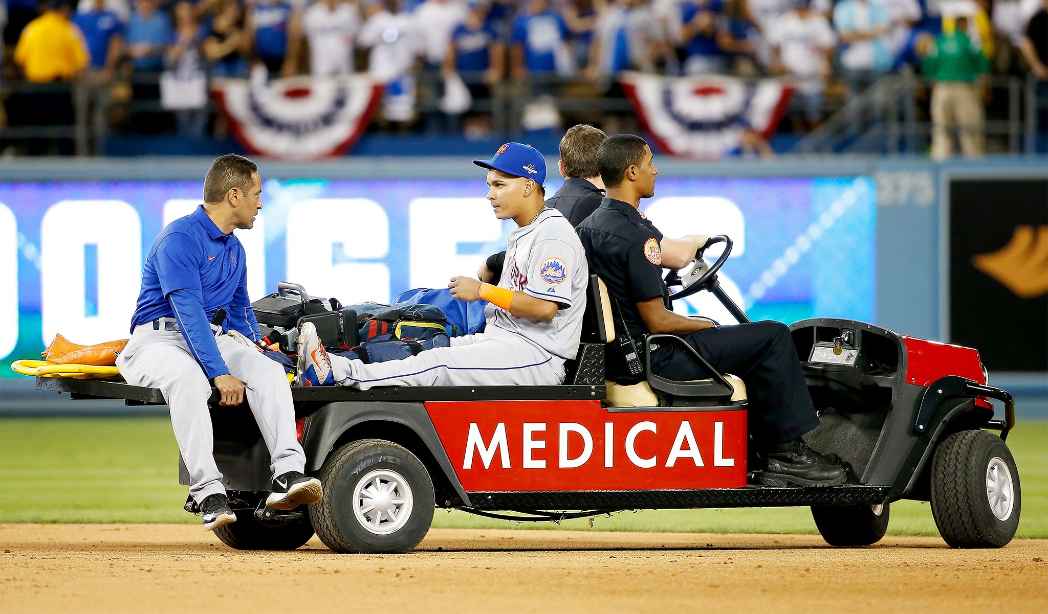 Broken fibula - Photos: Mets vs. Dodgers in NLDS - ESPN