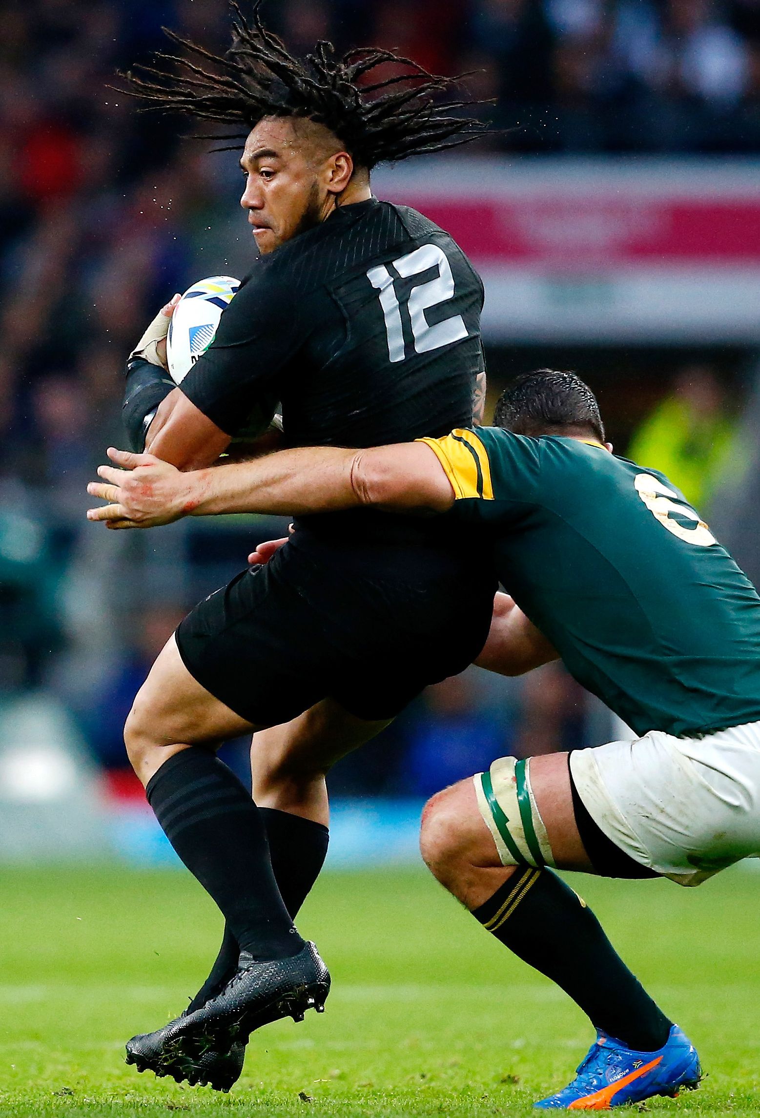 Ma'a Nonu gets tackled - Photos: 2015 Rugby World Cup - ESPN