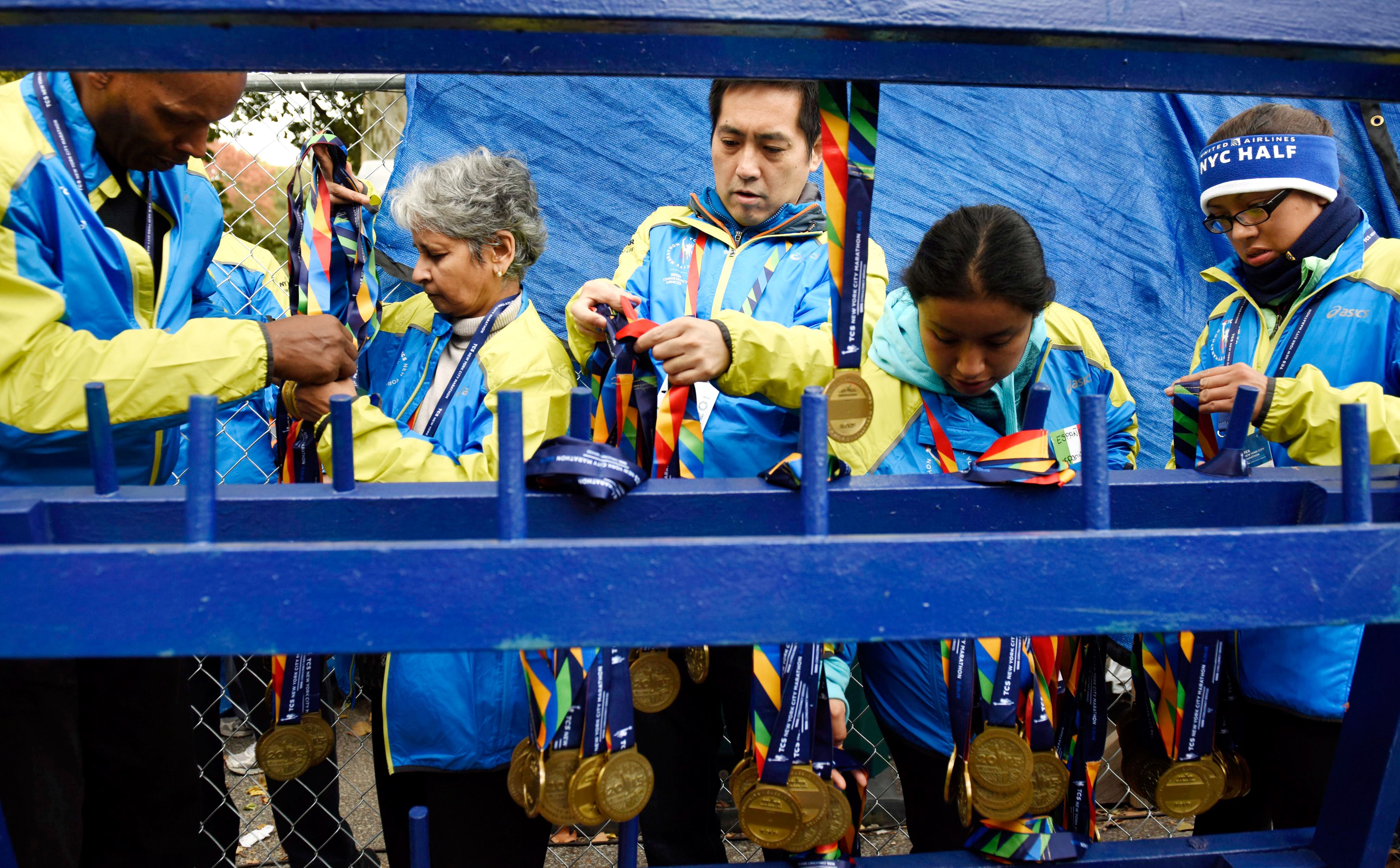 Readying the rewards - Photos: New York City Marathon - ESPN