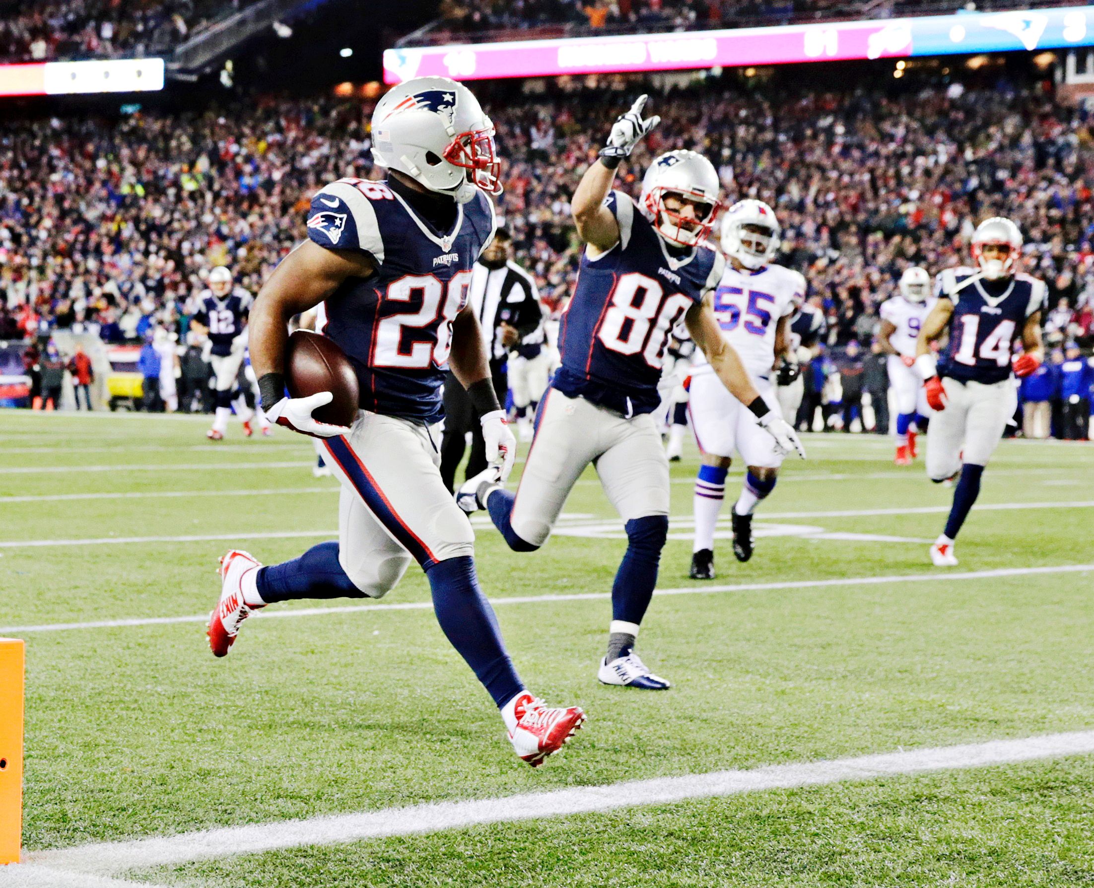 James White - Photos: Bills vs. Patriots - ESPN