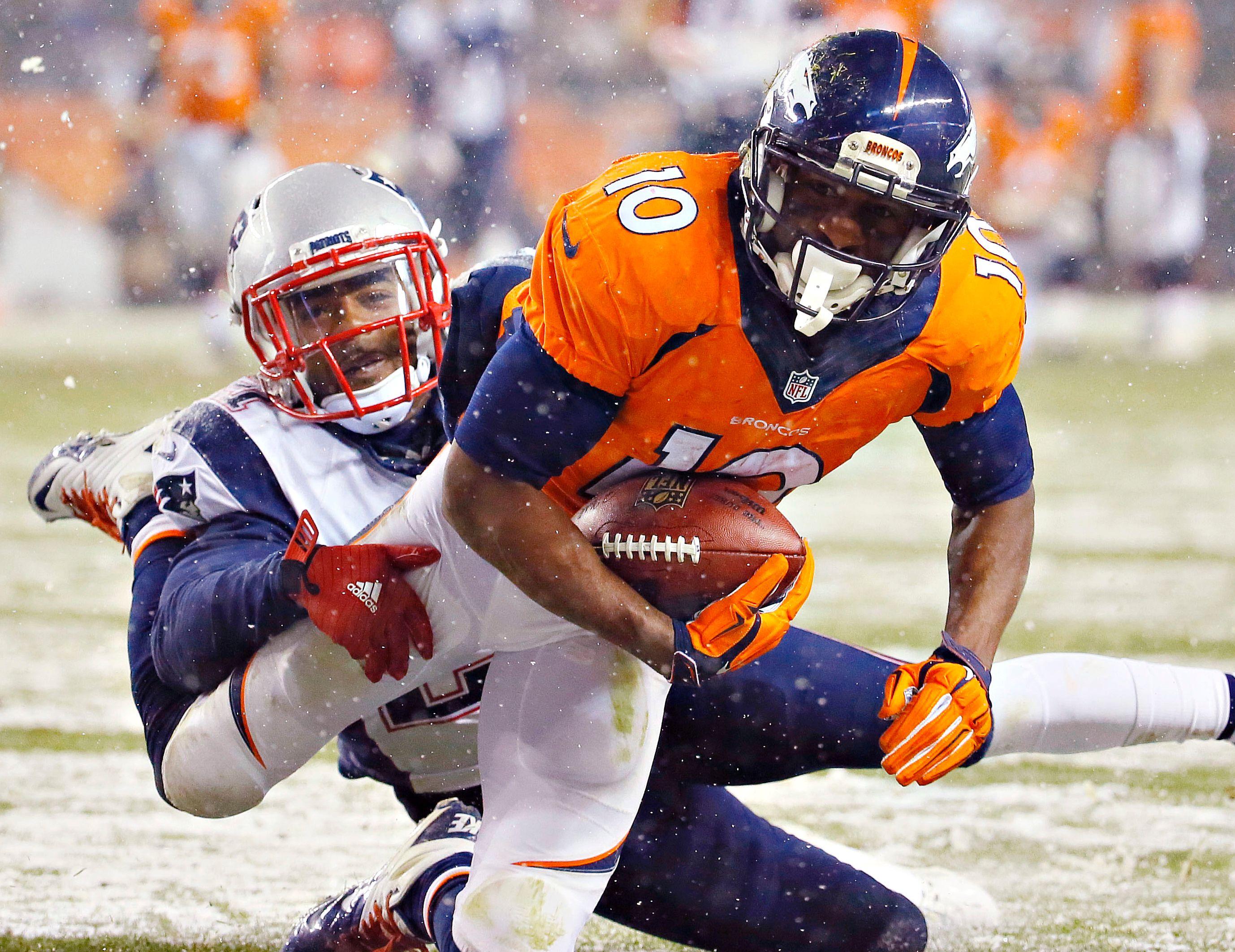 Emmanuel Sanders - Photos: Patriots vs. Broncos - ESPN