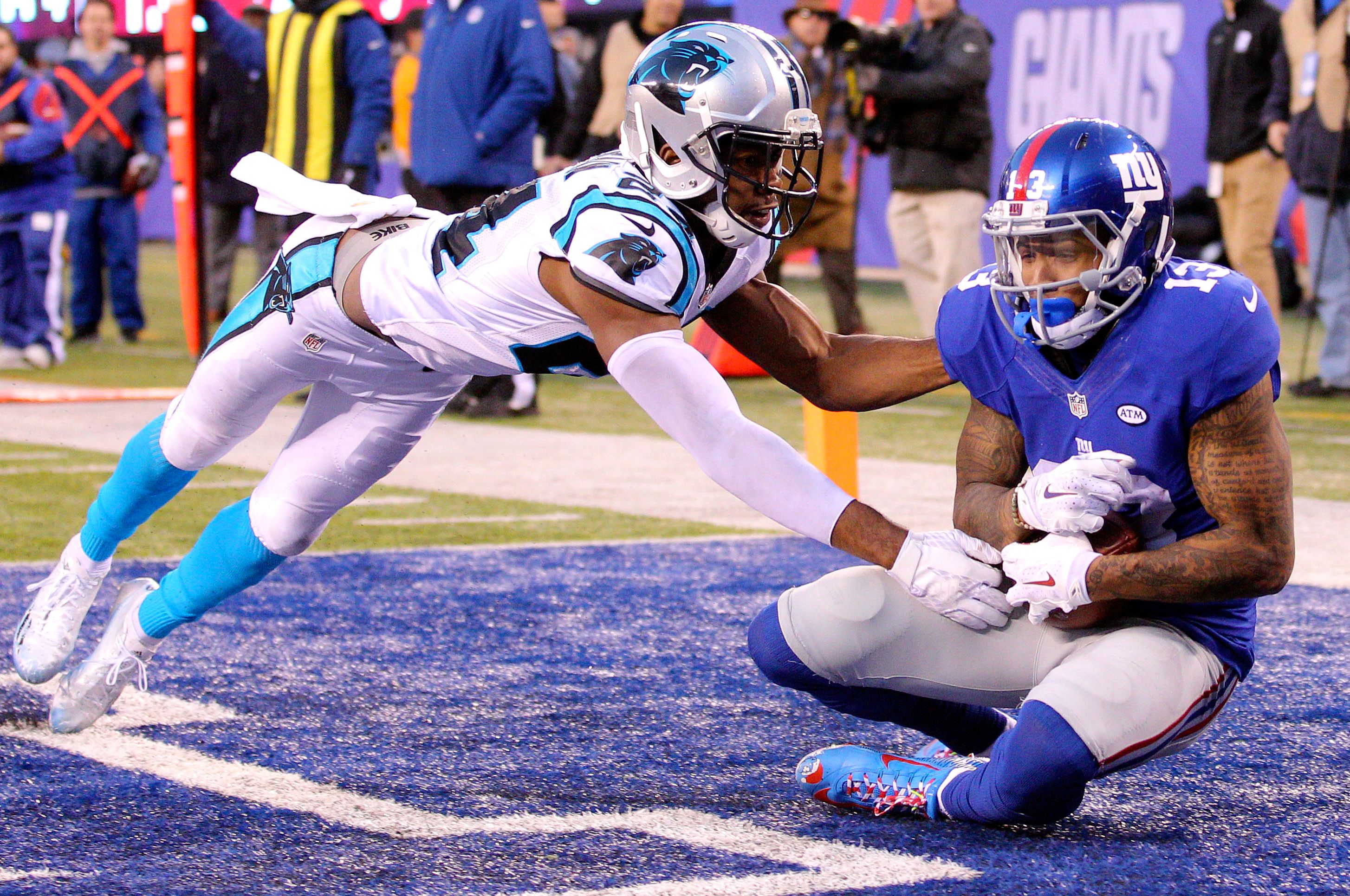 Odell Beckham Jr. and Josh Norman - Photos: Odell Beckham Jr. vs. Josh ...