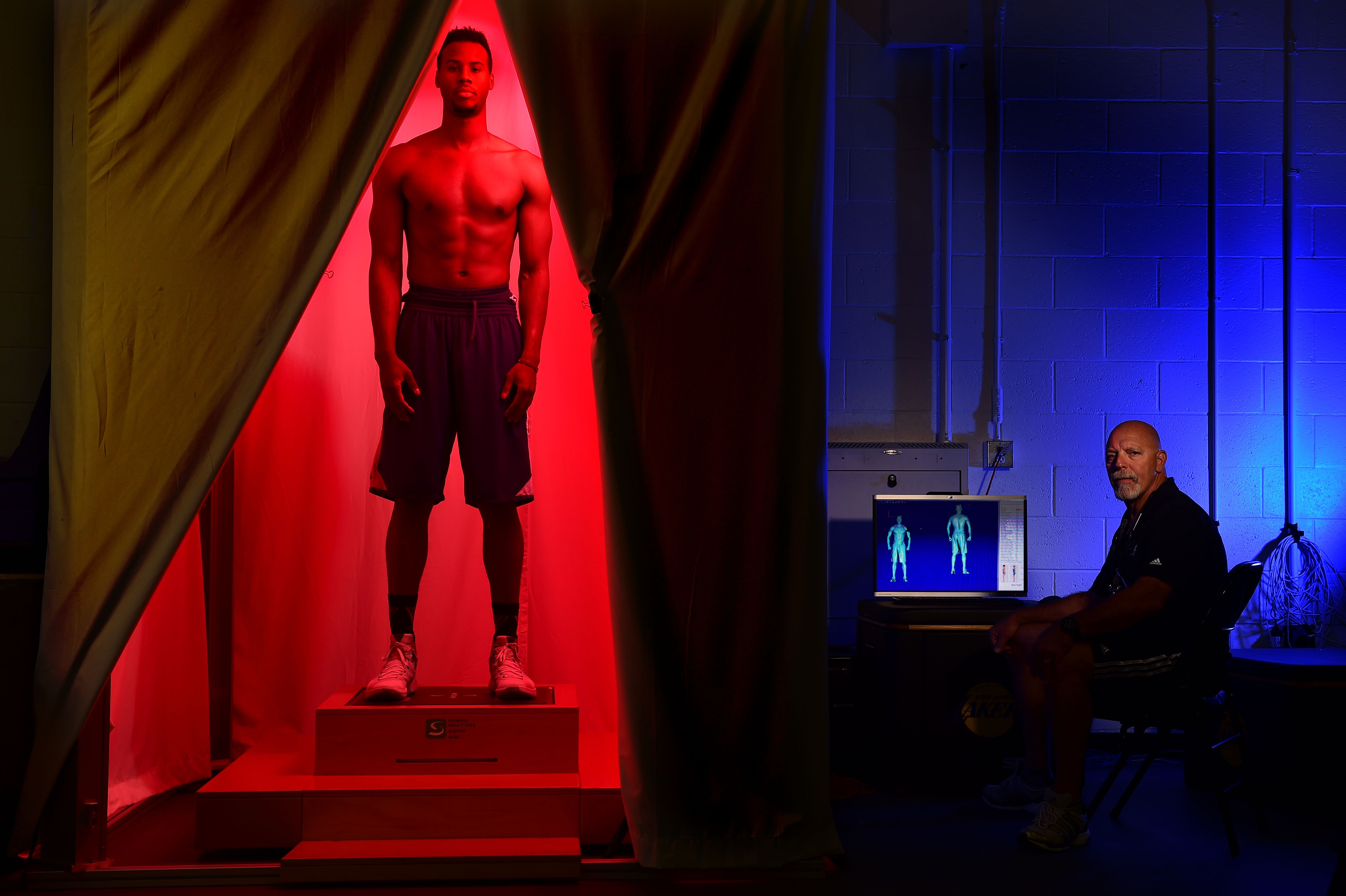 Renaldo Woolridge gets a full-body scan - Best ESPN Photography of the ...