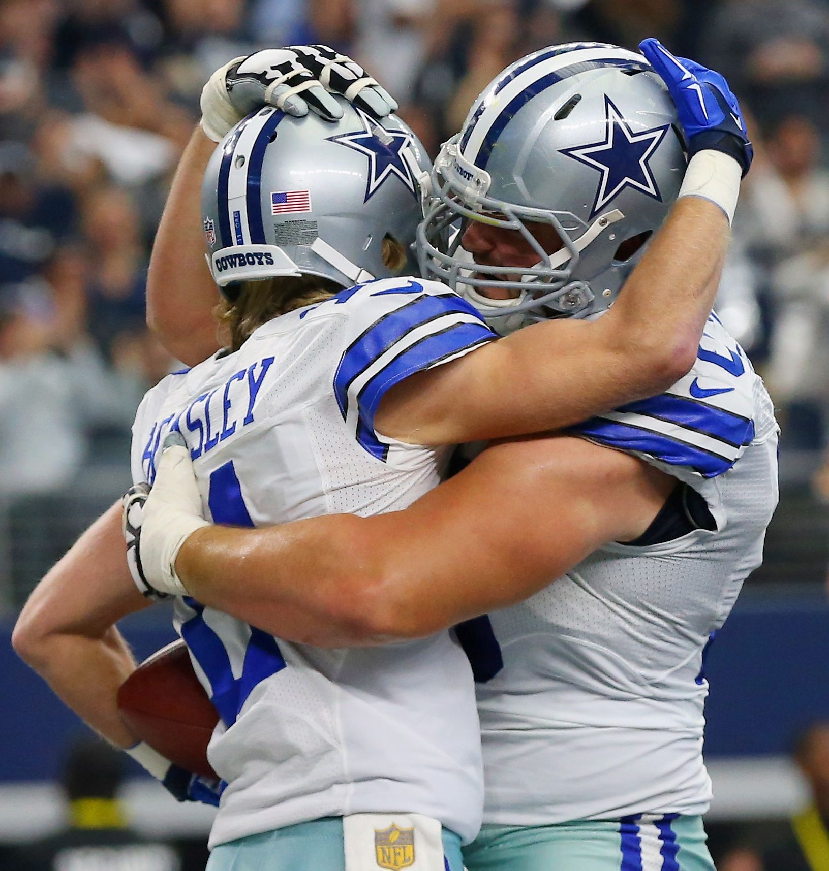 Cole Beasley and Zack Martin - Photos: Redskins vs. Cowboys - ESPN