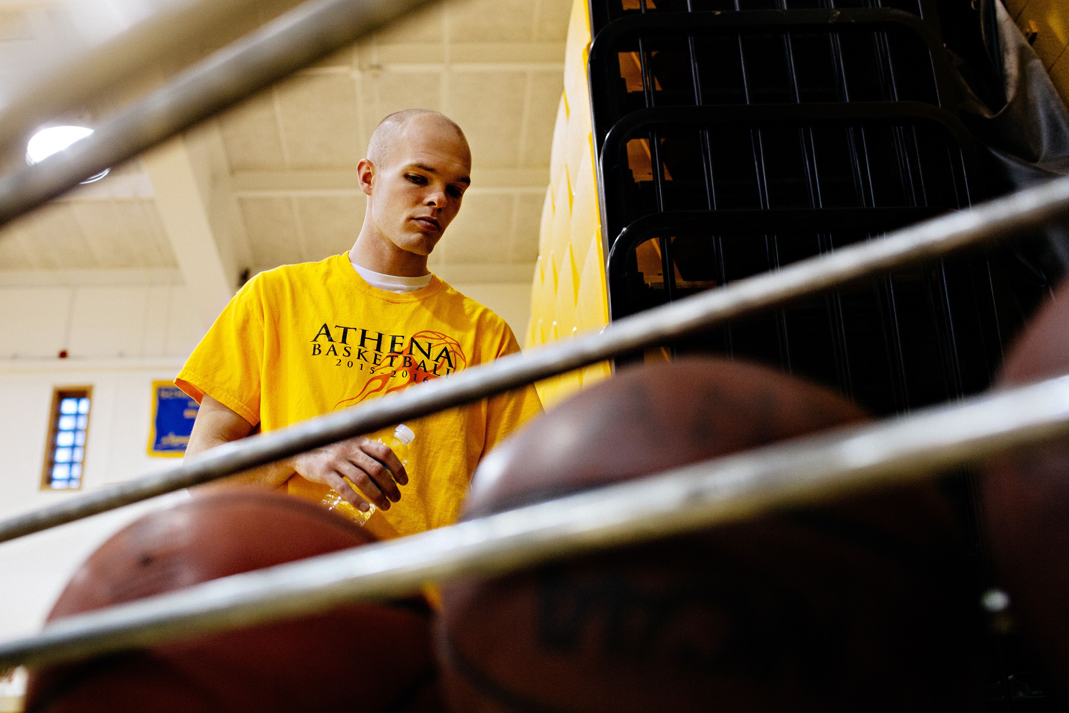 Photos: Assistant Coach Jason McElwain at Greece Athena High - ESPN