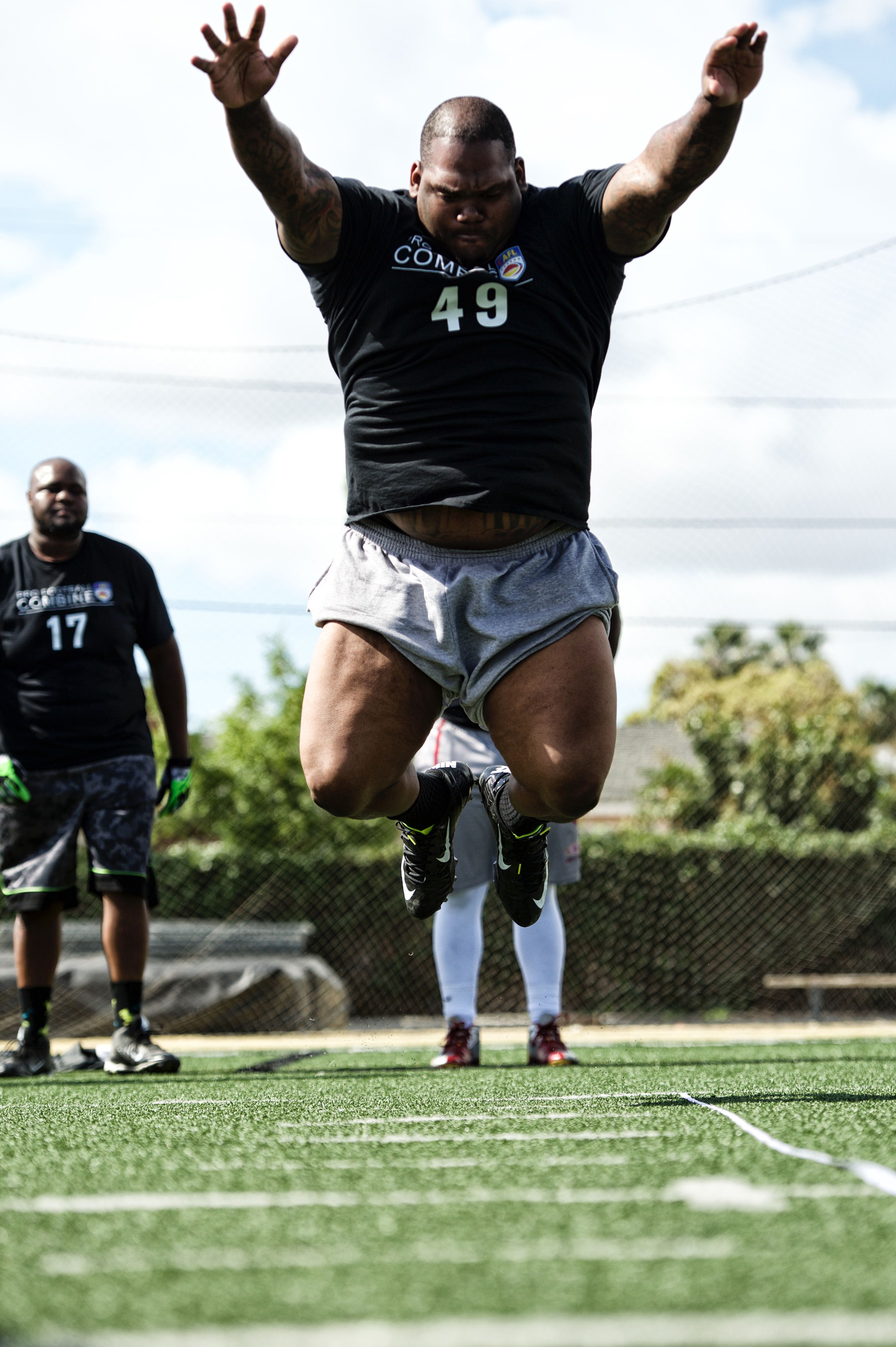 Jumping for distance - Behind the scenes of China Arena Football League ...