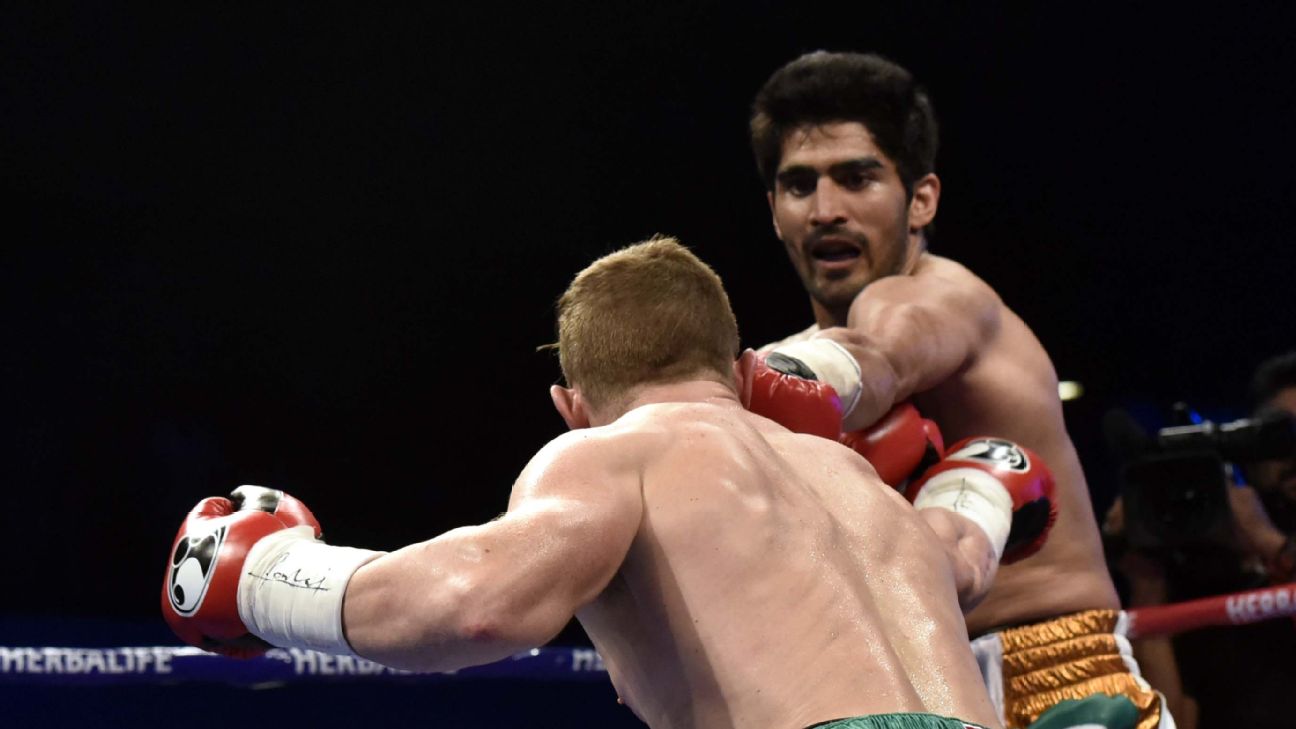 Vijender Singh vs Kerry Hope - Gallery - Vijender beats Hope - ESPN