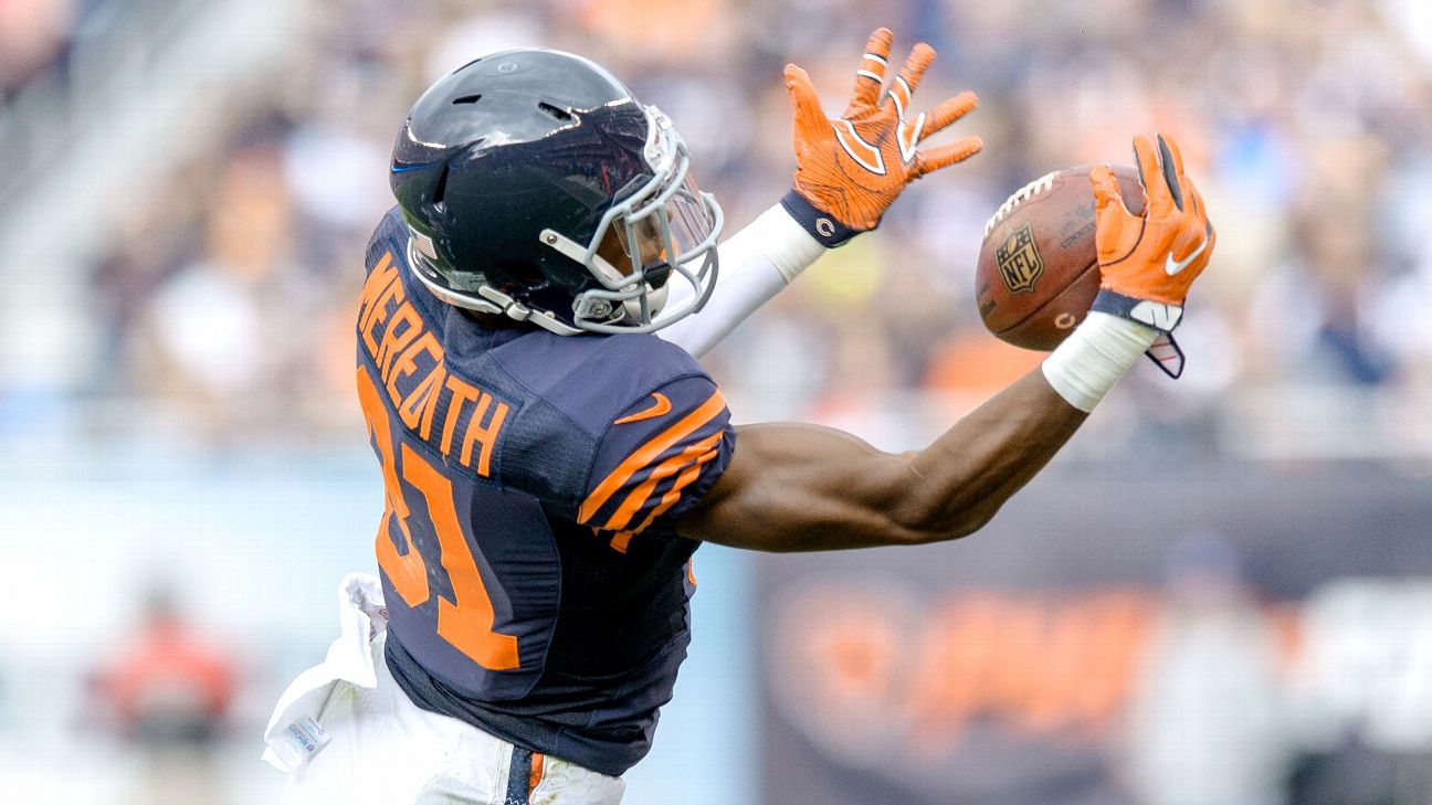 Bears decline to match Cameron Meredith's offer sheet from Saints ...