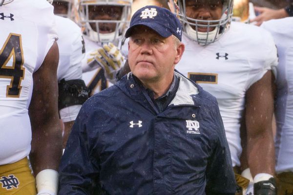 Brian Kelly takes blame for Notre Dame's loss at NC State - ABC7 Los ...