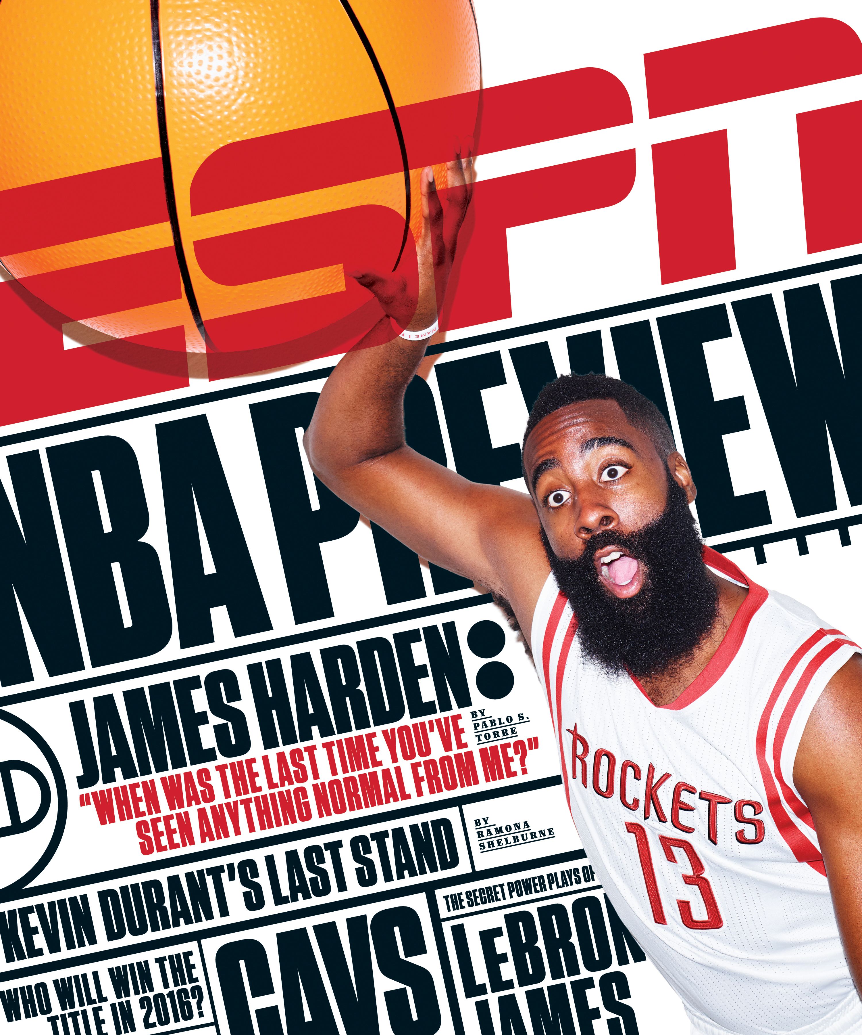 The man behind the beard - ESPN The Magazine's Covers of the Year for ...