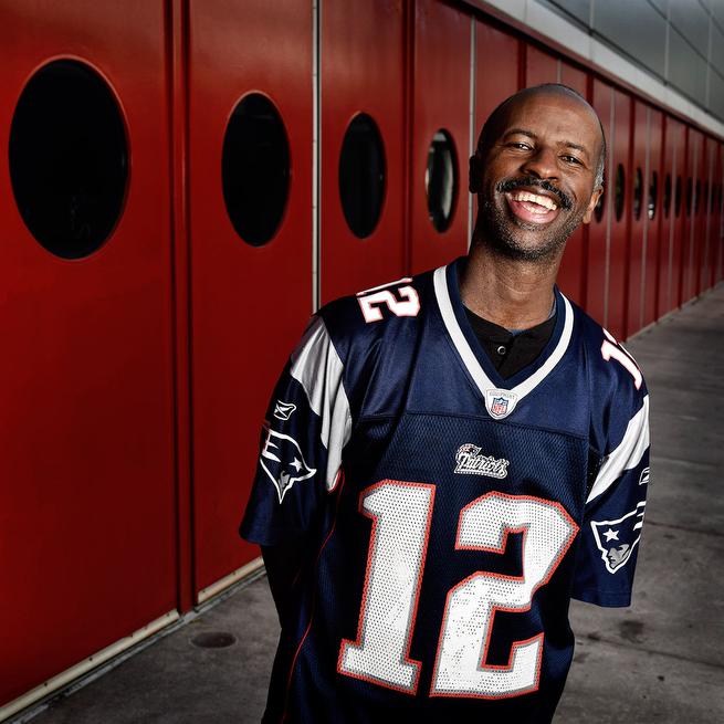 Photos of Tom Brady fans at Super Bowl LI in Houston