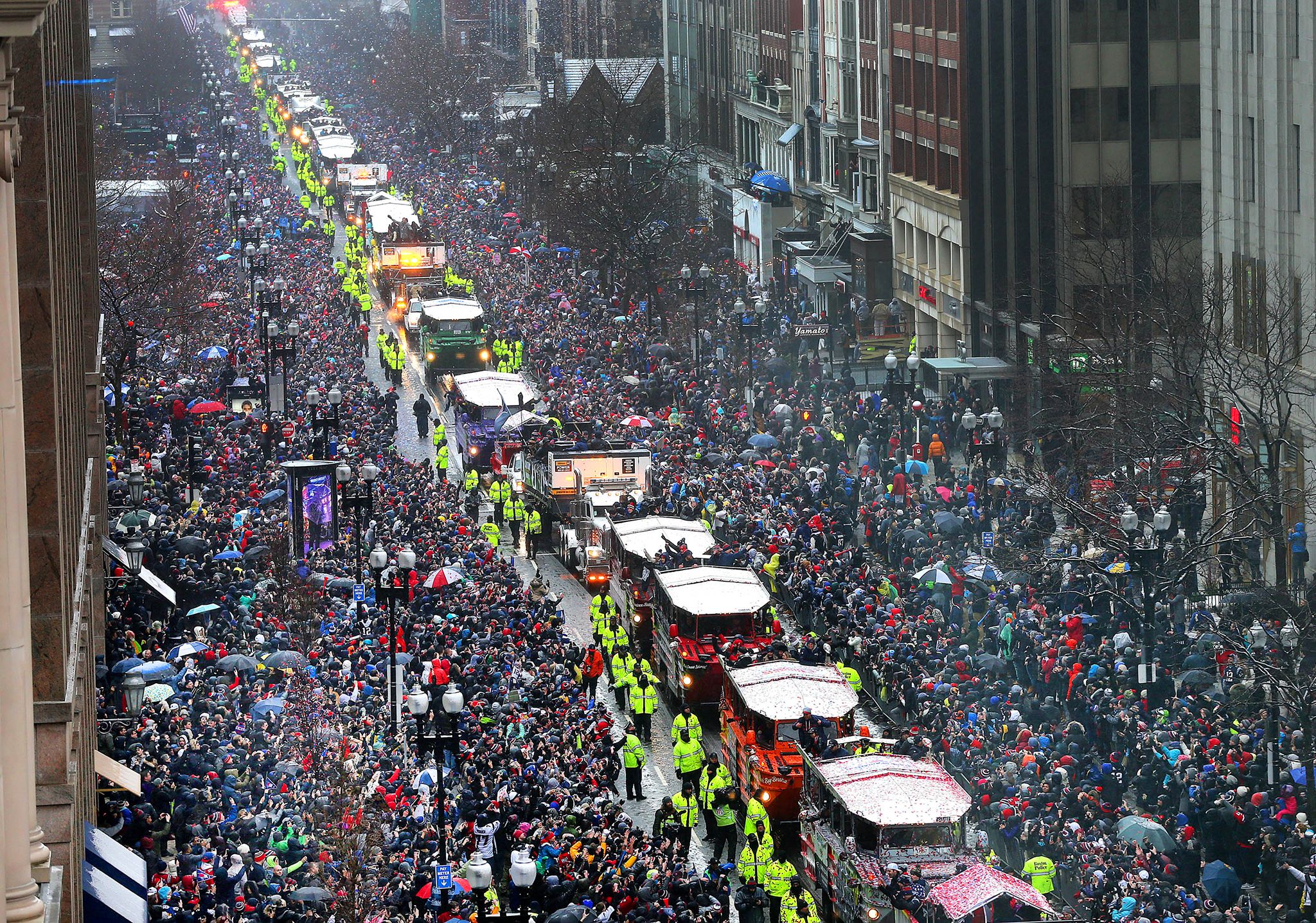 Warm welcome home - Patriots Super Bowl victory parade - ESPN