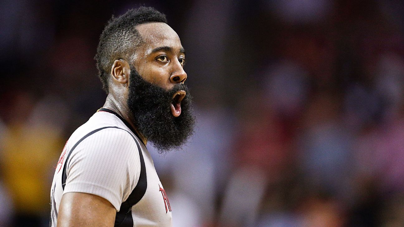 James Harden Mohawk Rockets