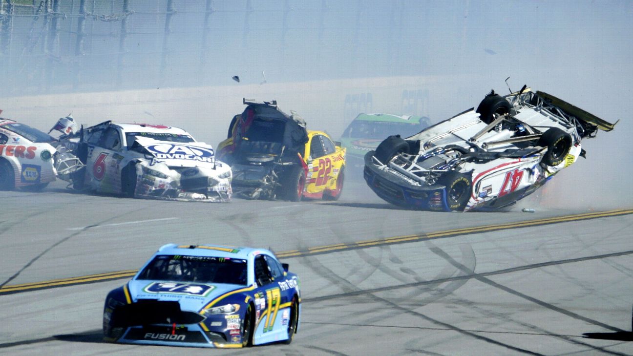 Talladega Crash 2017 NASCAR Clears Up Confusion Over Jimmie Johnson's