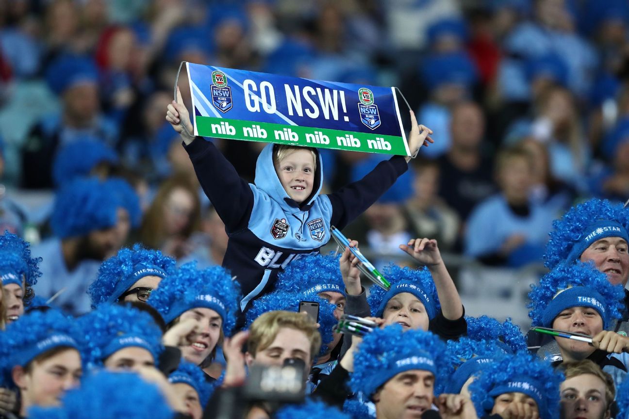 Blues fans get ready for the action - State of Origin 2017- Gallery - ESPN