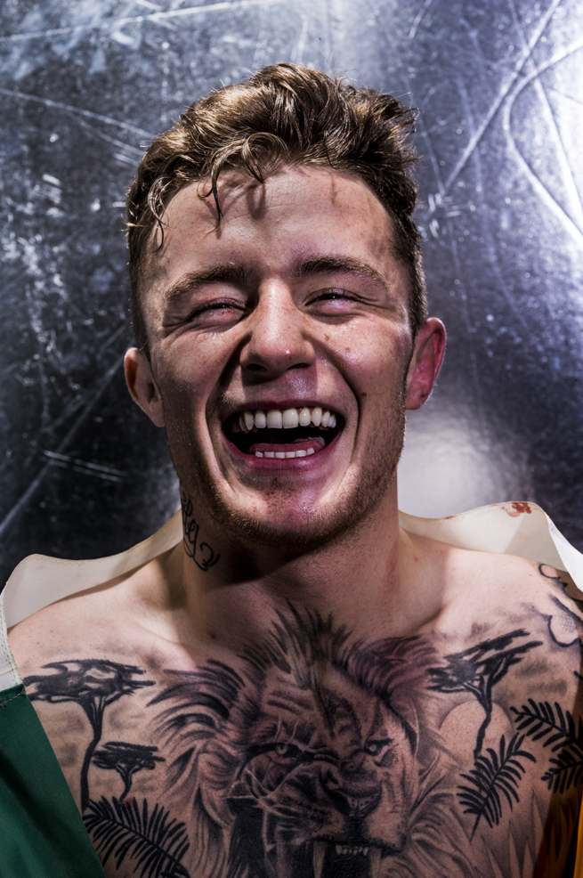 Bellator fighter post fight portraits