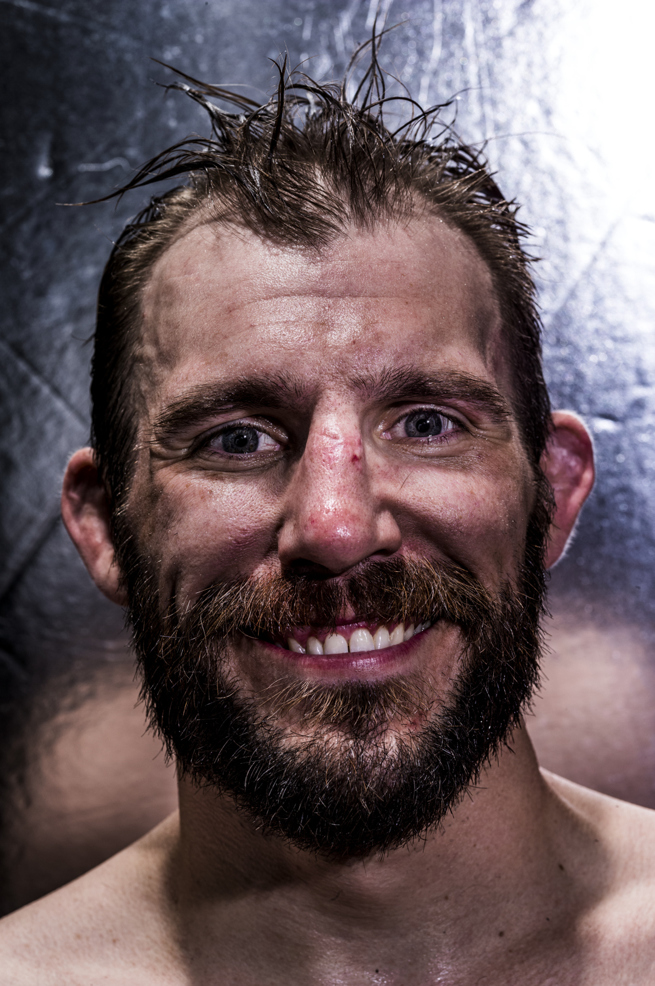 Bellator fighter post fight portraits