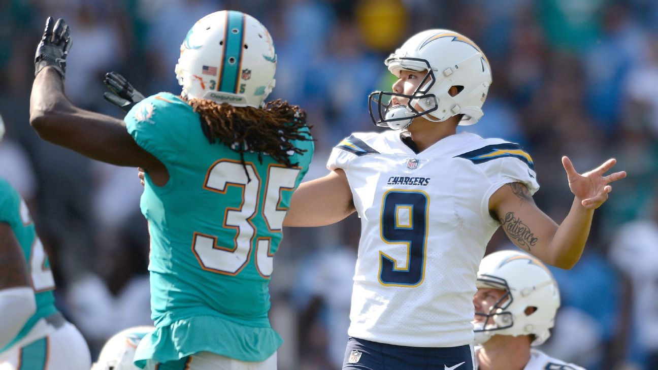 The craziest win-probability swings of Week 2 - 2017, Younghoe Koo ...