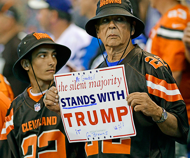 NFL Nation's Sights & Sounds - NFL teams respond to President Trump