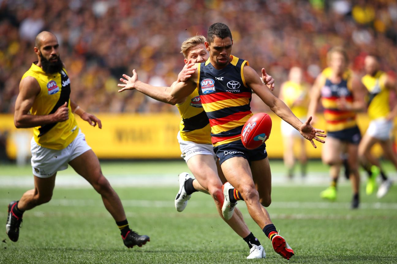 The action begins - AFL Grand Final 2017 - ESPN