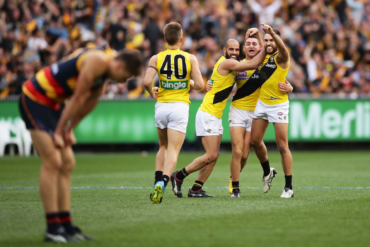Begin the celebrations - AFL Grand Final 2017 - ESPN