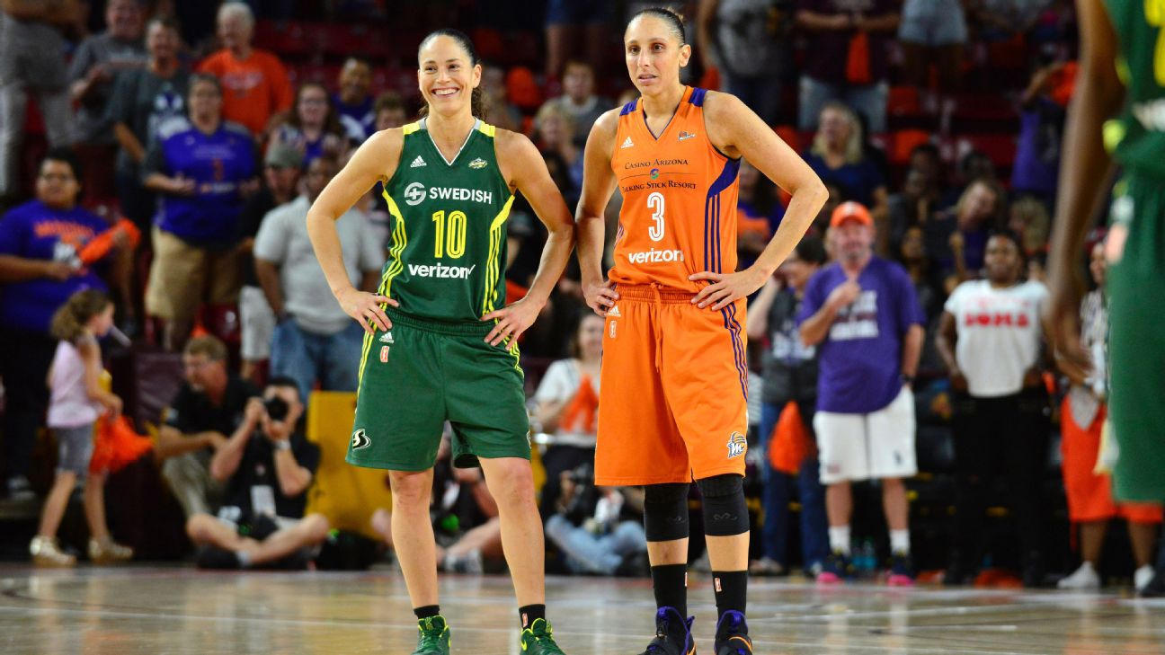 WNBA unveils 'W25,' a list of top 25 players in its 25-year history ...