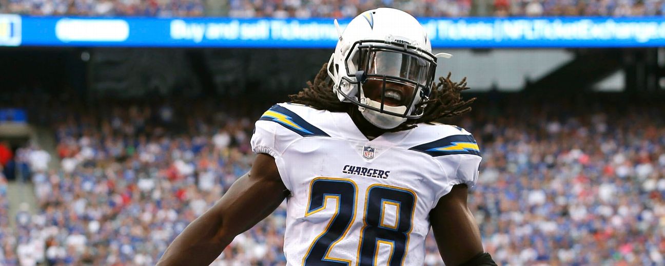 Branden Oliver Chargers Touchdown