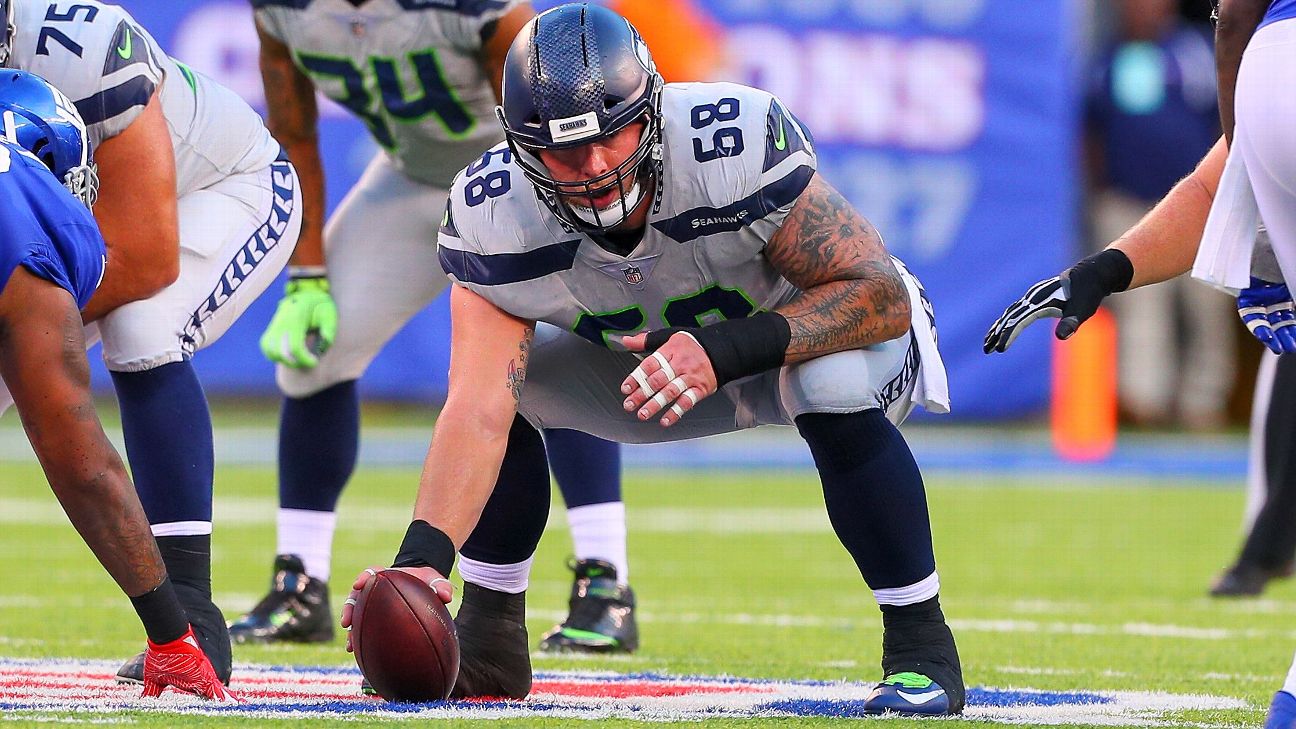 Houston Texans sign ex-Seahawks C Justin Britt to one-year deal, source ...