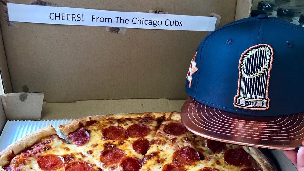 Cubs send pizza to Astros' front office as congratulations for Worl ...
