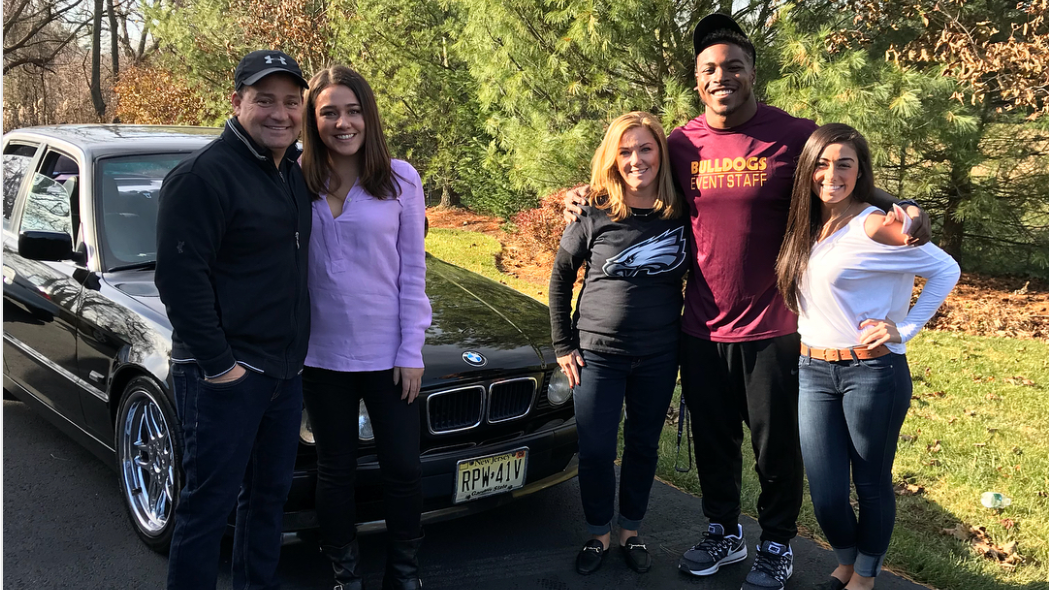 Corey Clement's guidance counselor keeps promise, gives him her BMW for ...