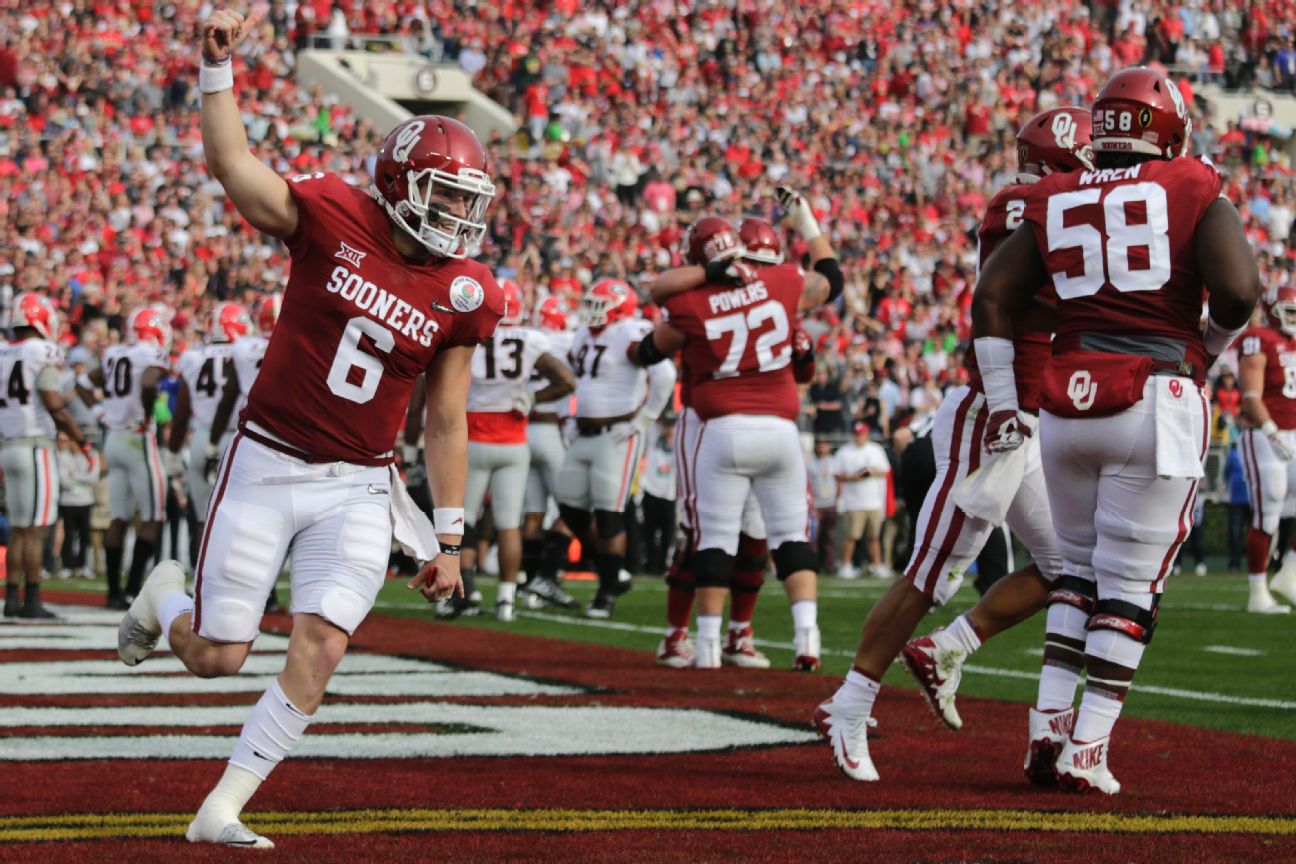 Baker Mayfield, QB, Oklahoma Sooners - Galería de las semifinales del ...