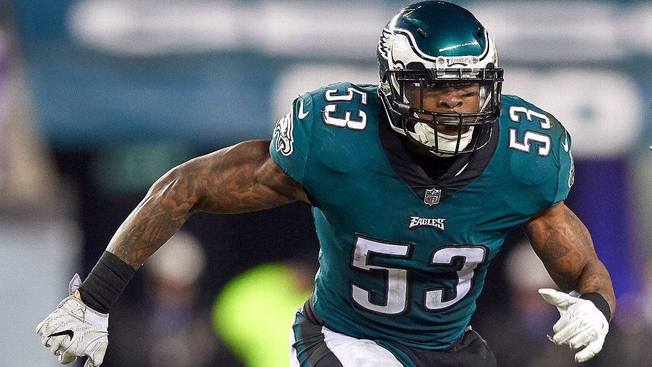 Source: Eagles releasing linebacker Nigel Bradham - 6abc Philadelphia