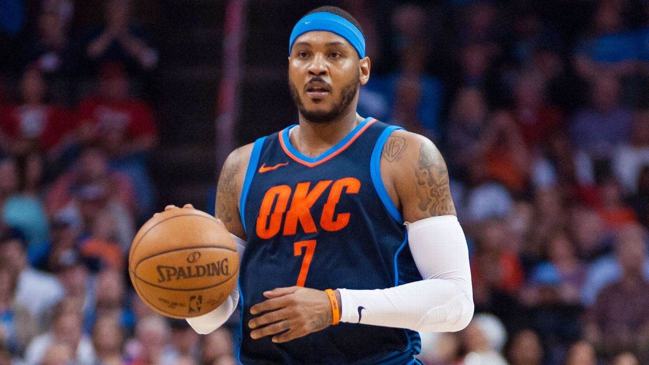Carmelo Anthony writes letter to thank Thunder, fans - ABC13 Houston