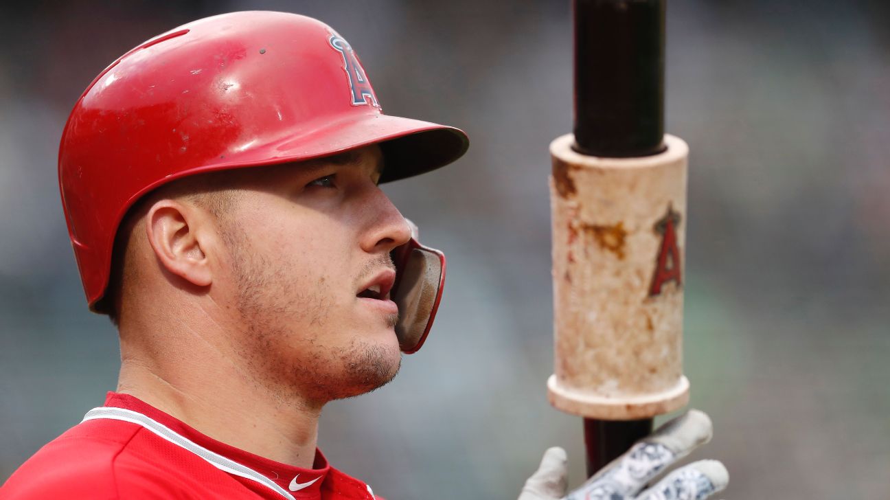 Mike Trout out 4th straight game with sore wrist - ABC7 Los Angeles