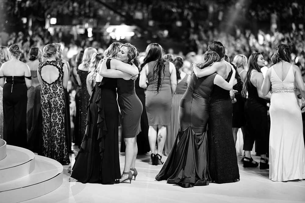 Backstage with the "sister survivors" before ESPYS honor