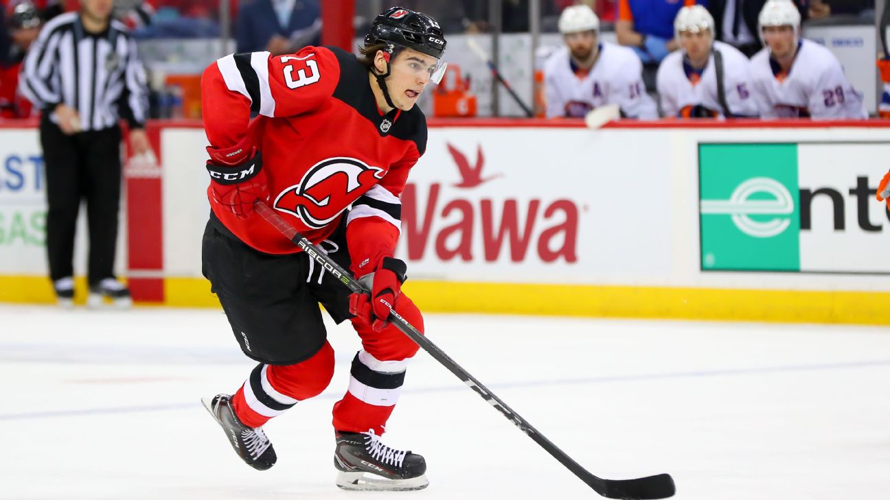 Nico Hischier returns to New Jersey Devils' lineup after 11-game ...