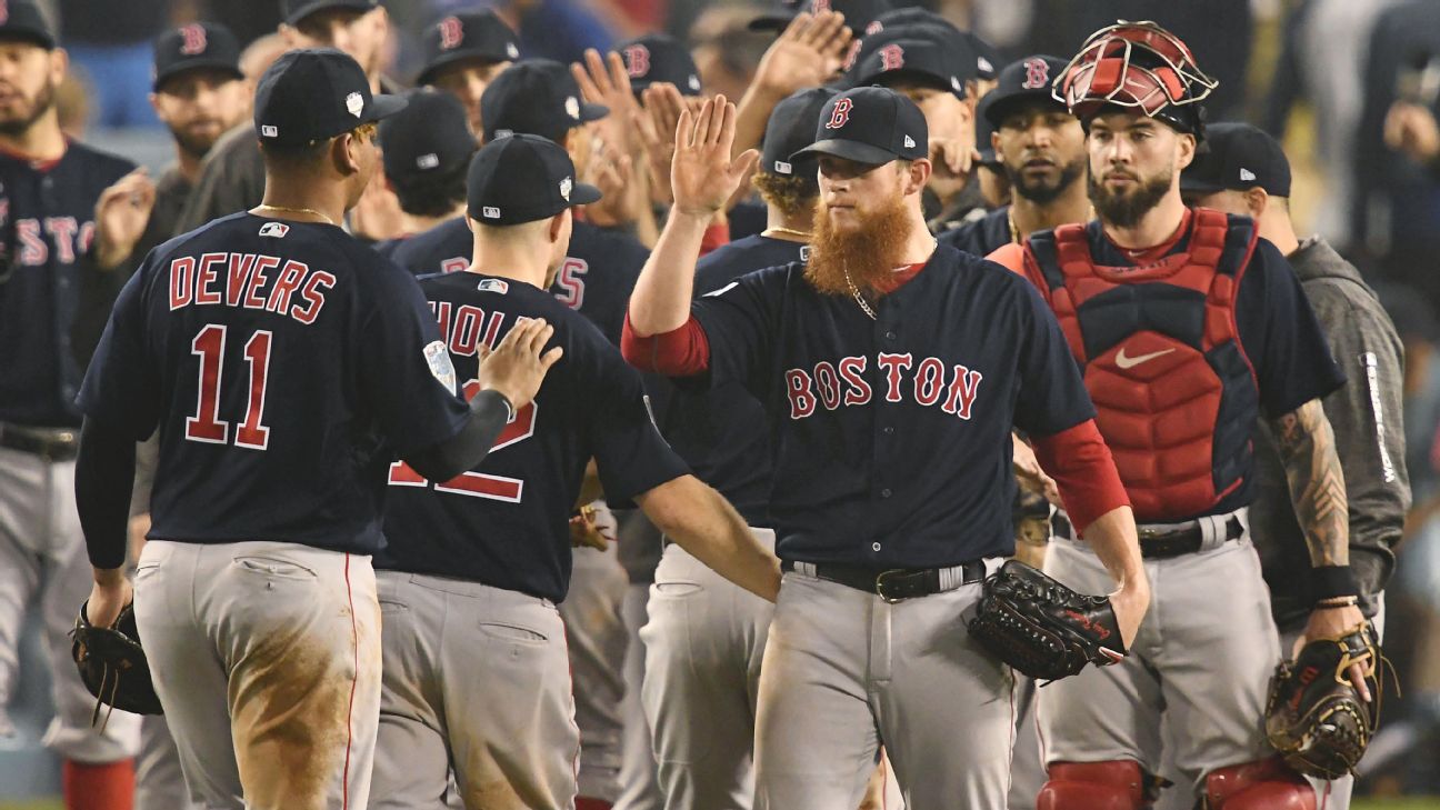 Red Sox rebound, move one win from title with Game 4 rally - ABC7 Los ...
