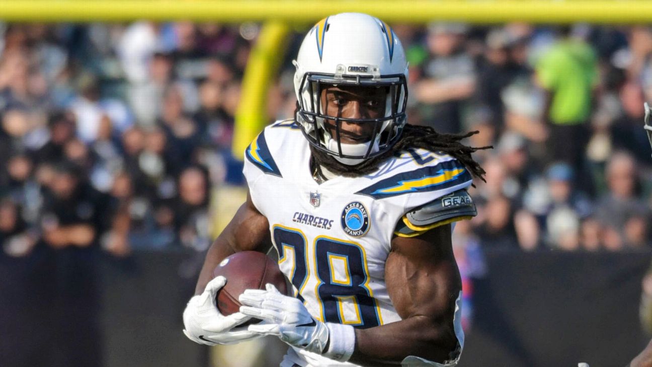 Chargers expect RB Melvin Gordon to return soon from knee injury ...