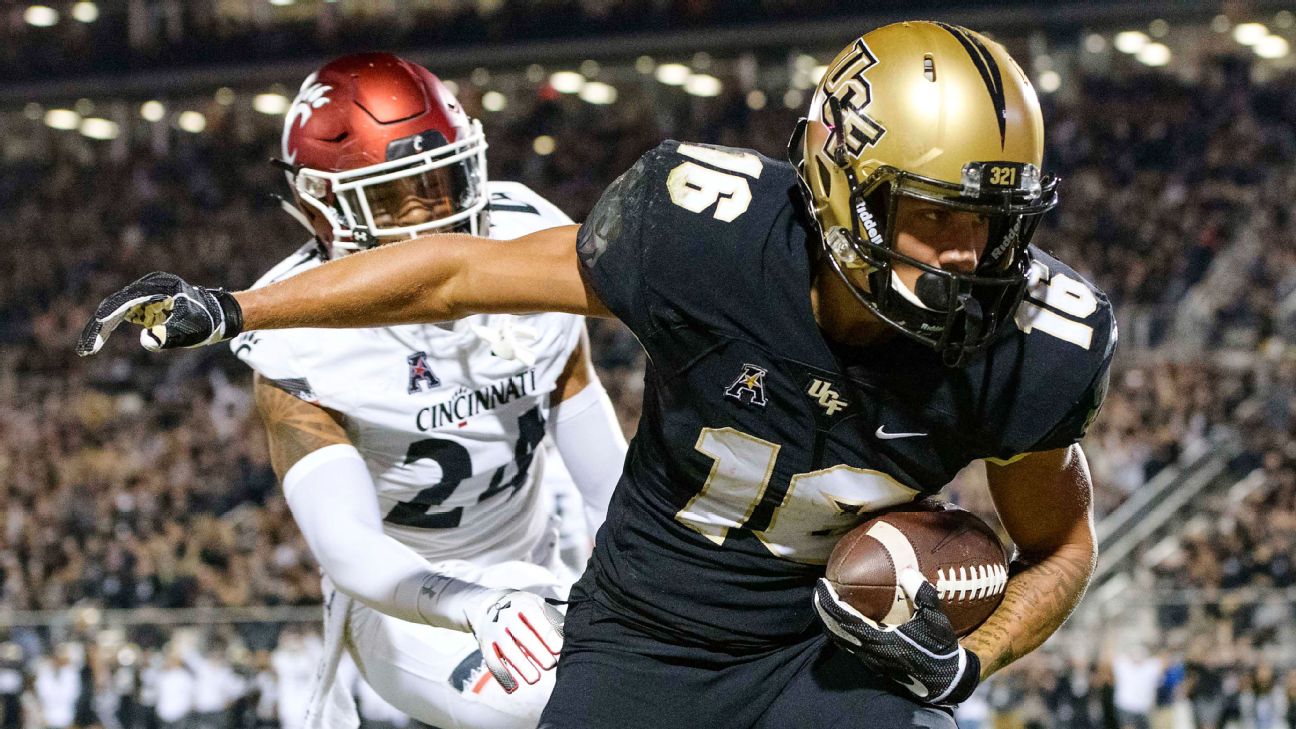 Undefeated UCF ranked No. 9, ahead of Ohio State in latest CFP rank ...