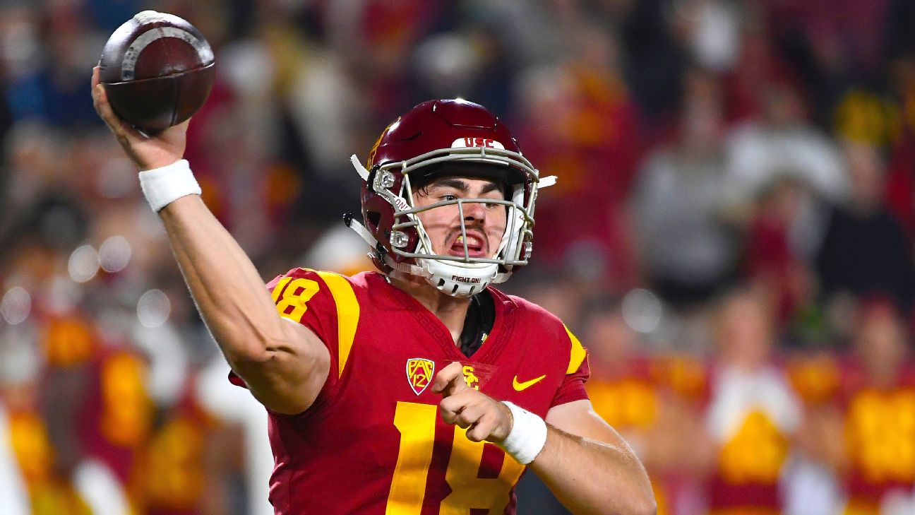 Daniels stays USC starting QB; Slovis to be No. 2 - ABC7 Los Angeles