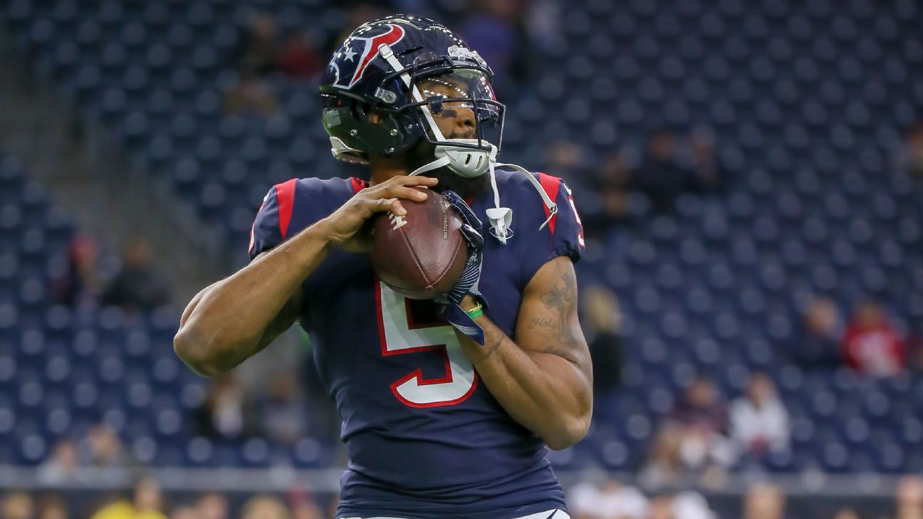 Texans re-sign backup QB Webb III - ABC13 Houston