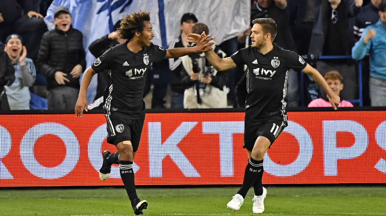 Sporting KC's Gianluca Busio, 16, scores again to salvage point vs. New ...