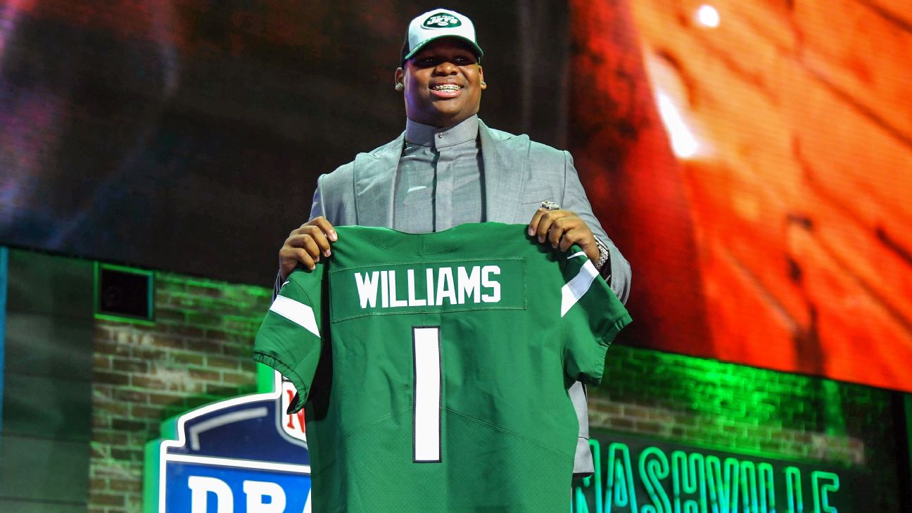 Williams, Jets reach deal; rookie to report Friday - ABC7 New York