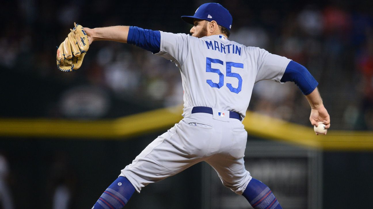Dodgers C Martin records K in scoreless inning - ABC7 Los Angeles
